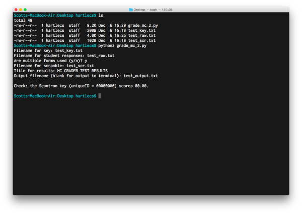 A Python Script For Grading Partial Credit Multiple Choice Part 2