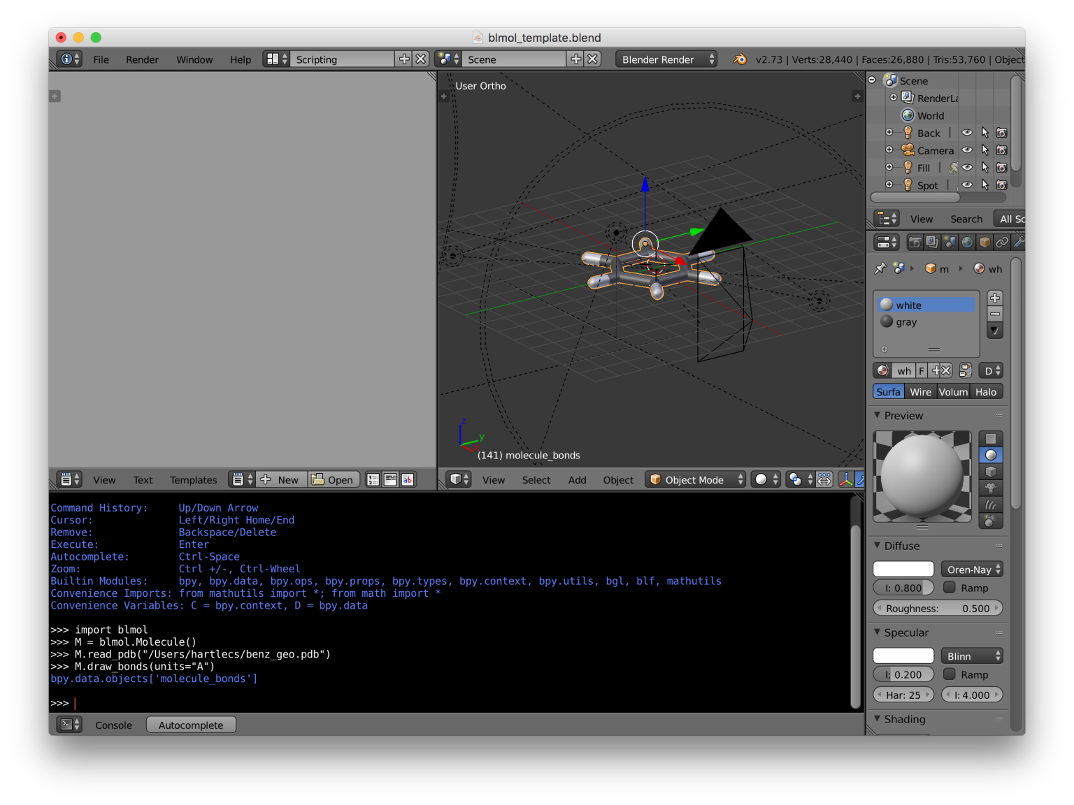 Visualizing molecular isosurfaces (MOs, etc.) in Blender | Tech, Chem ...