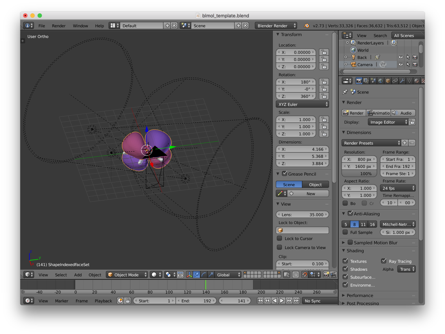 Visualizing molecular isosurfaces (MOs, etc.) in Blender | Tech, Chem ...